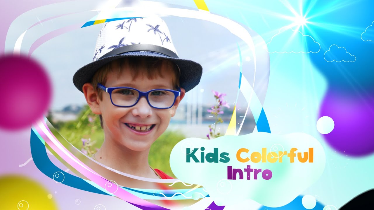 Kids Colorful Intro FullHD After Effects Template + Tutorial - YouTube