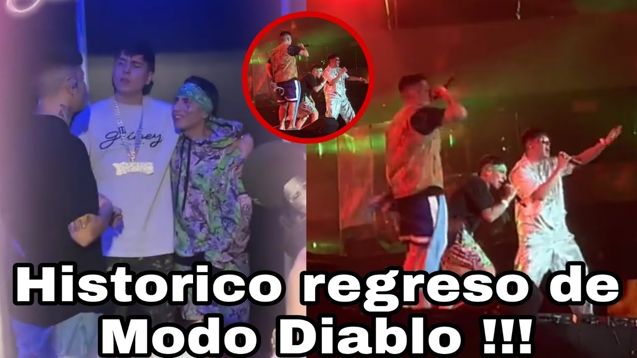 Historico regreso de Modo Diablo en el estadio Velez !!! - YouTube