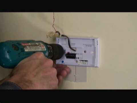 Installing a Programmable Thermostat - YouTube