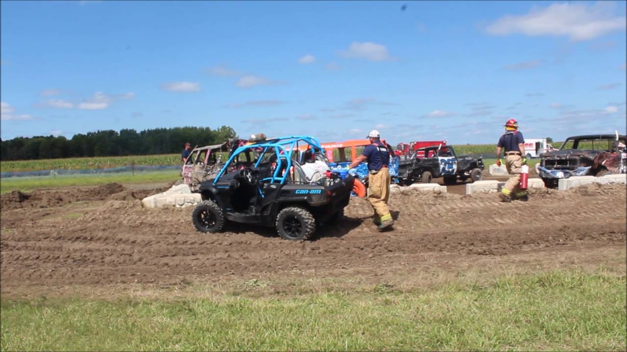 Shepherd, Mi Party In The Park TNT Truck Demolition Derby - YouTube