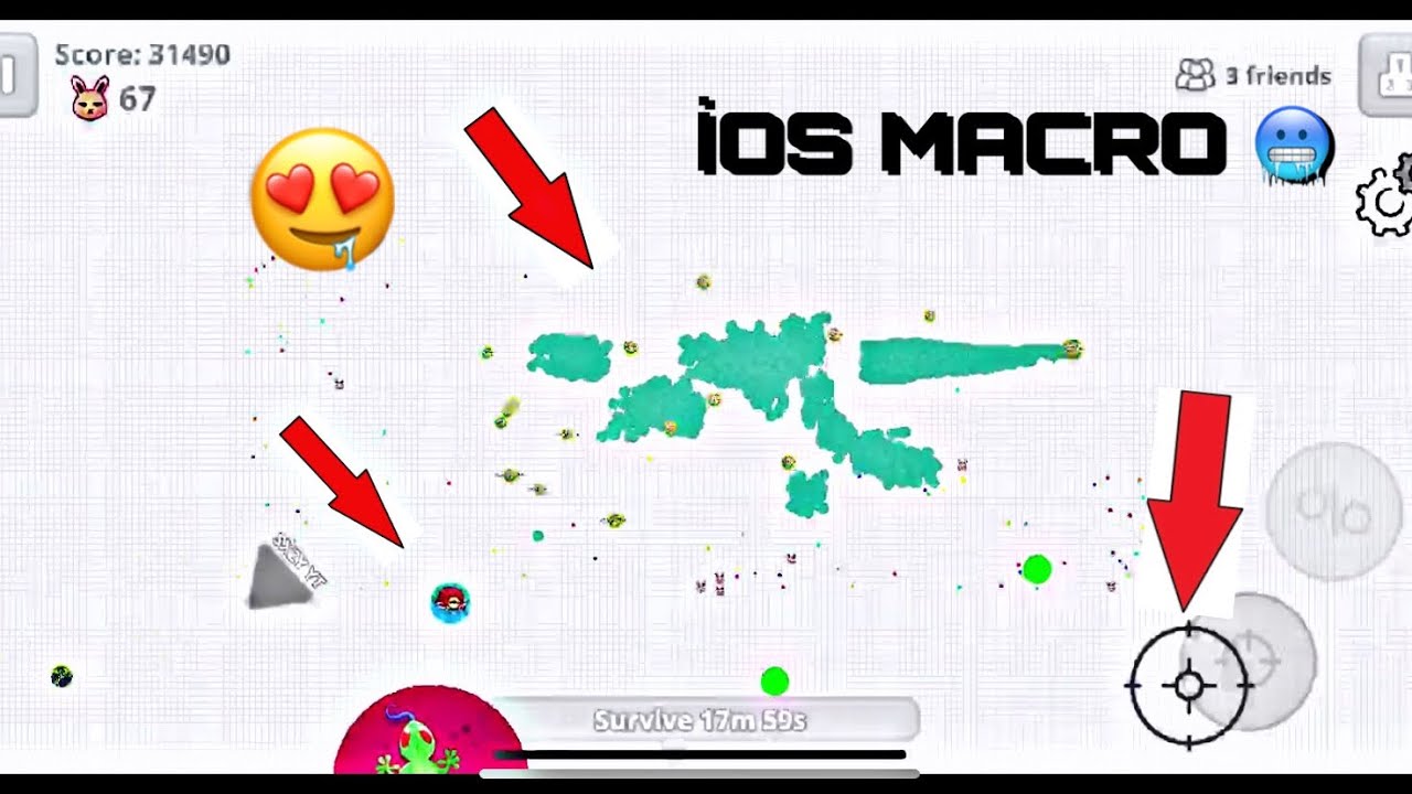 AGAR.İO SAVAGE CLAN DESTROY İOS MACRO - YouTube