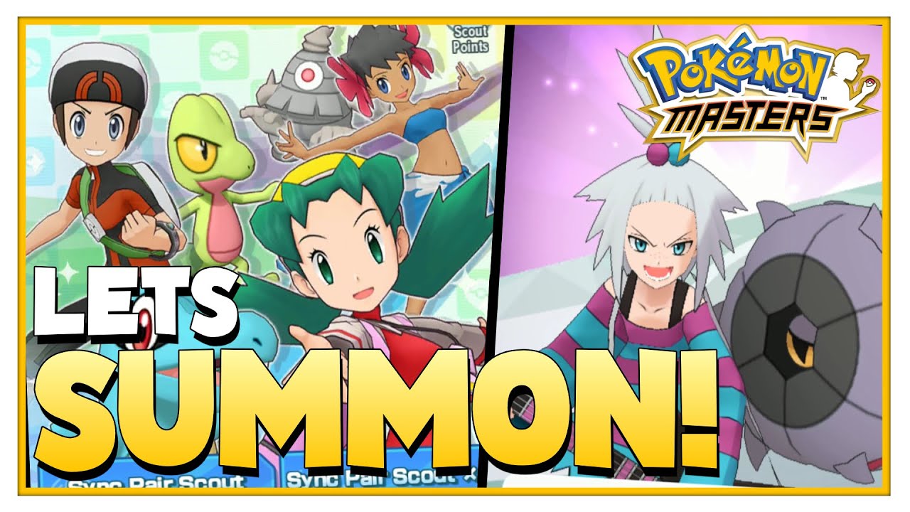 LETS SUMMON | First 10x Summons! POKEMON MASTERS - YouTube