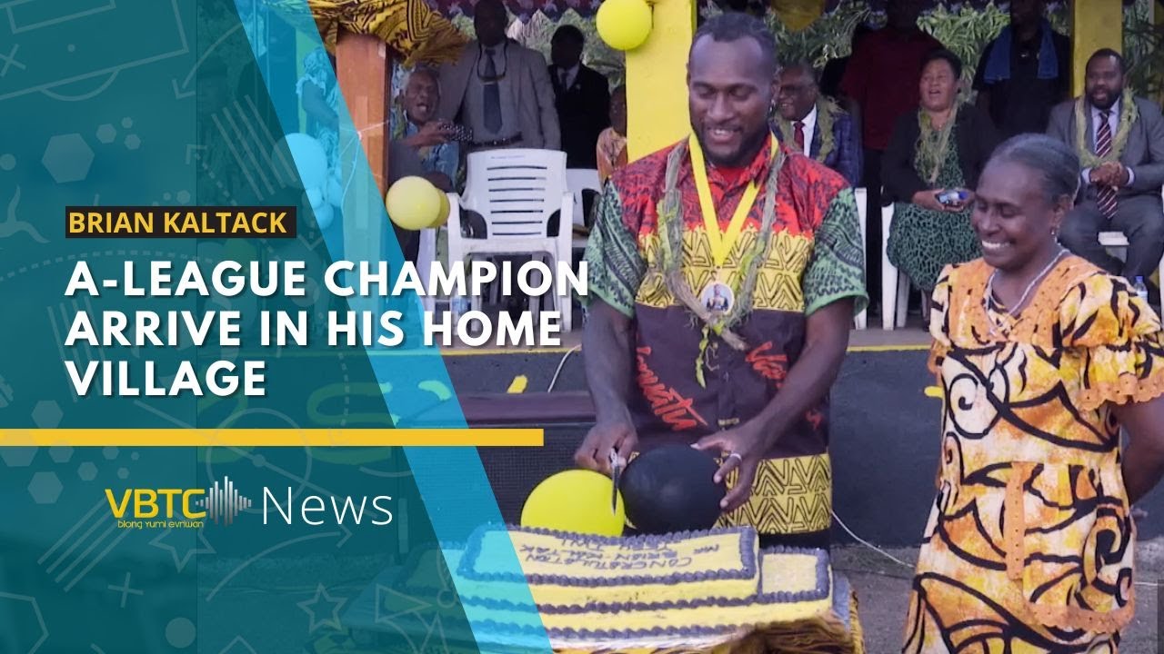 Brian Kaltack receive warm welcome to his home village in Efate | VBTC ...