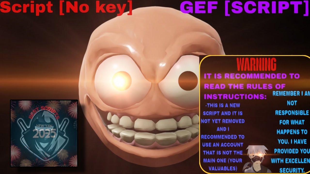 GEF | Script no key | PASTEBIN AND PROTECTION | 2025 ⚠️😵‍💫🥶 - YouTube