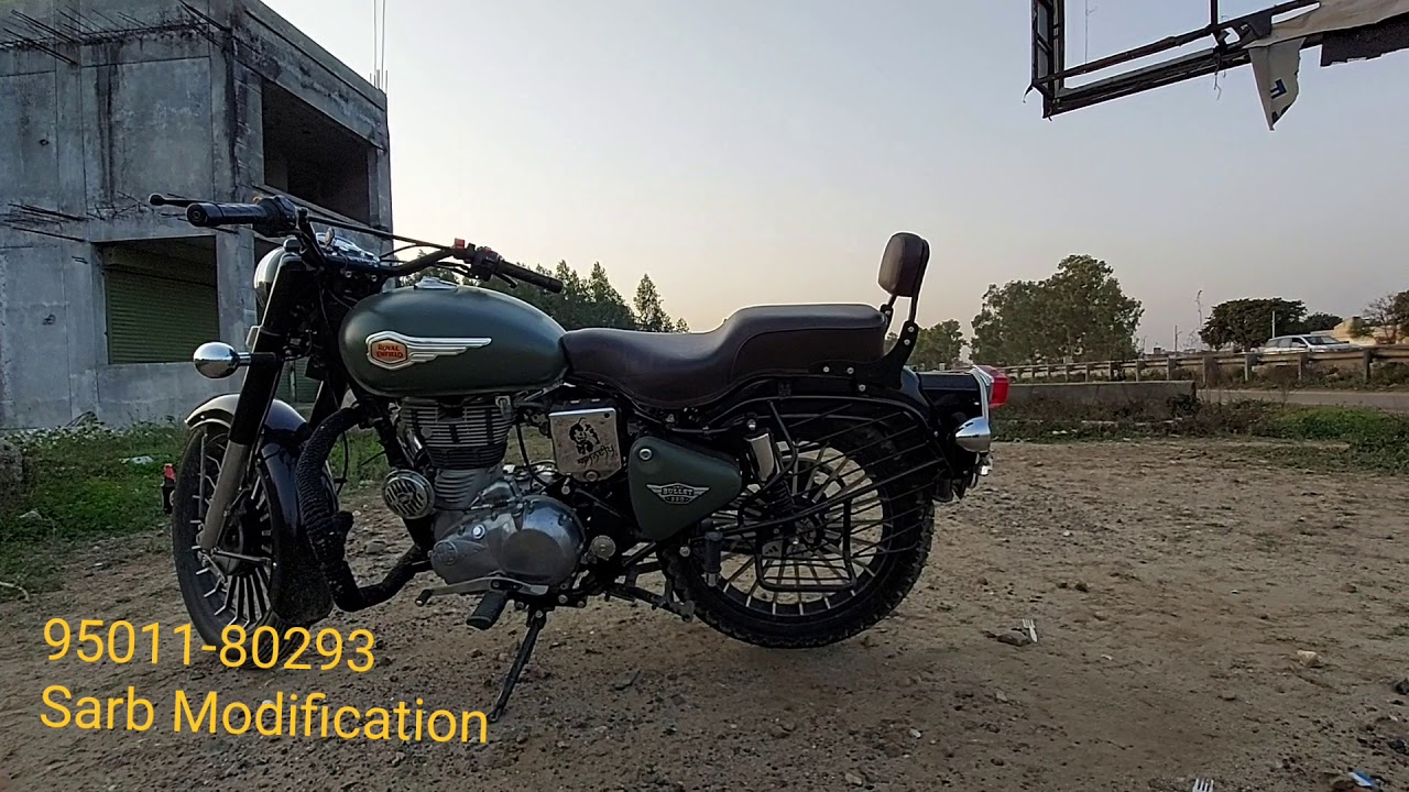 Standard 350 Bullet modified part_2 seats - YouTube