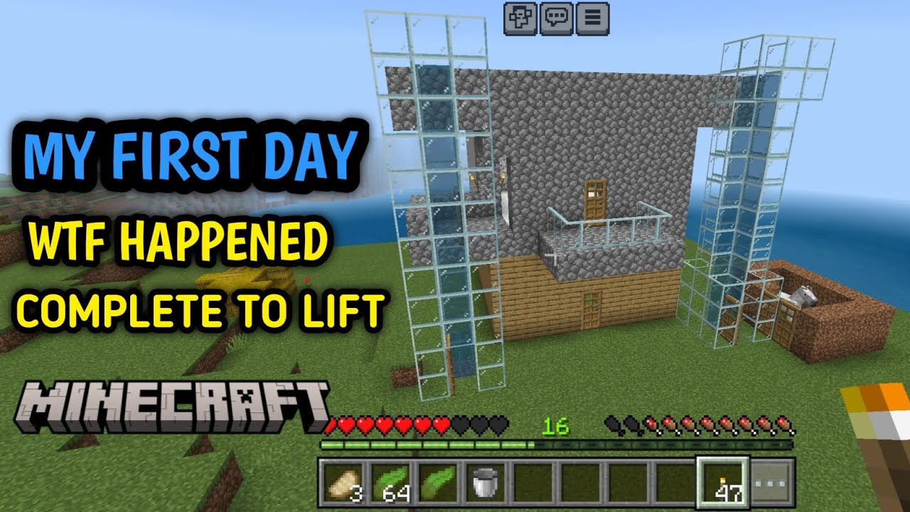 Beginning my Minecraft Journey but Everything Went Wrong on Day 1 ...