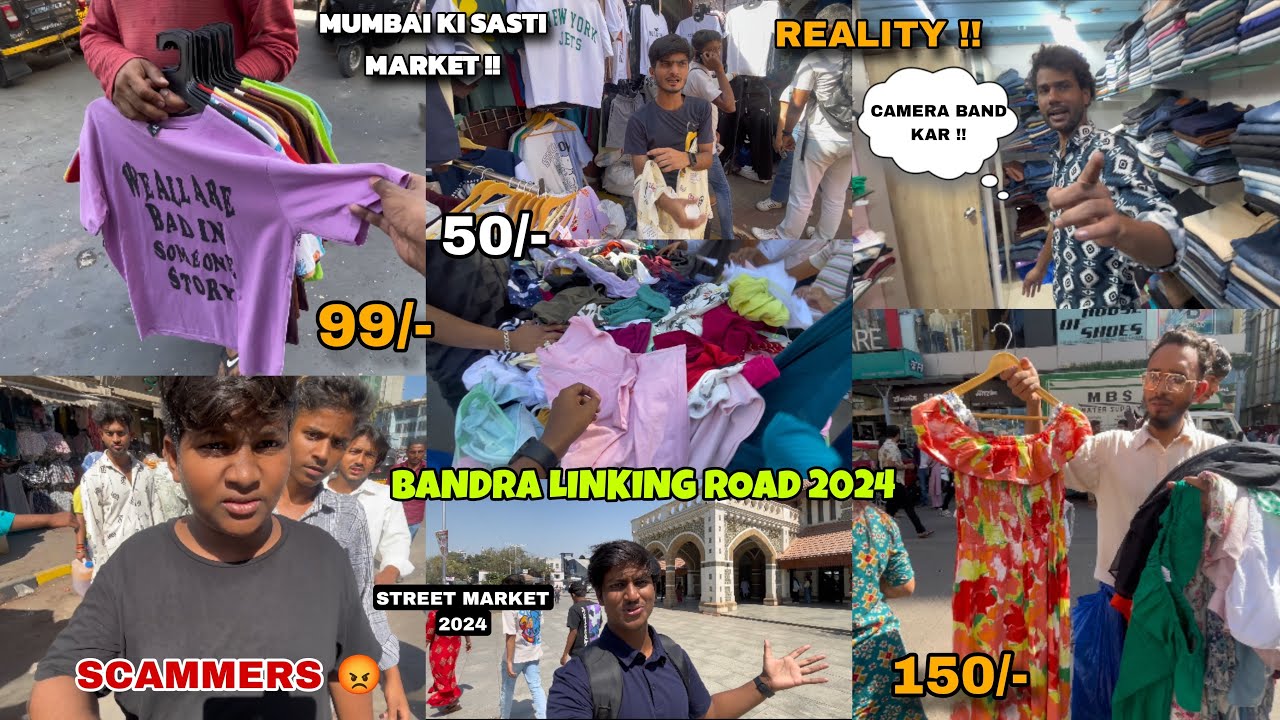Bandra Linking Road Shopping 2024 | Cheapest Street Market In Mumbai ...