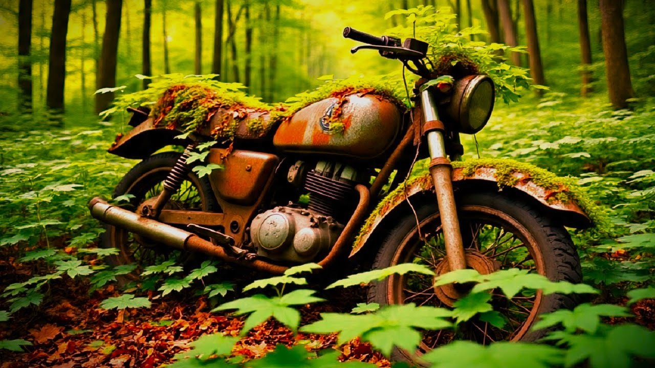 Man Restores 40-Year-Old Motorcycle Like New // From Start to Finish by ...