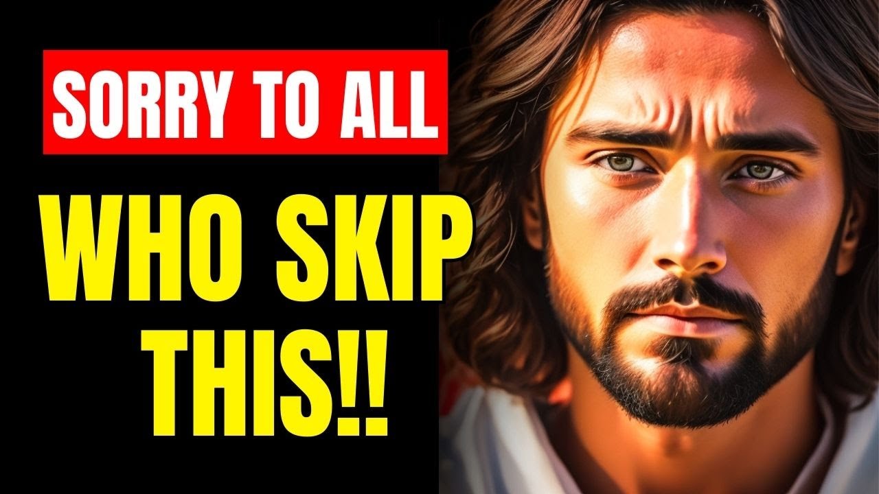 🔴God Says: Sorry To All Who Skip This !! | God Message For You Today ...
