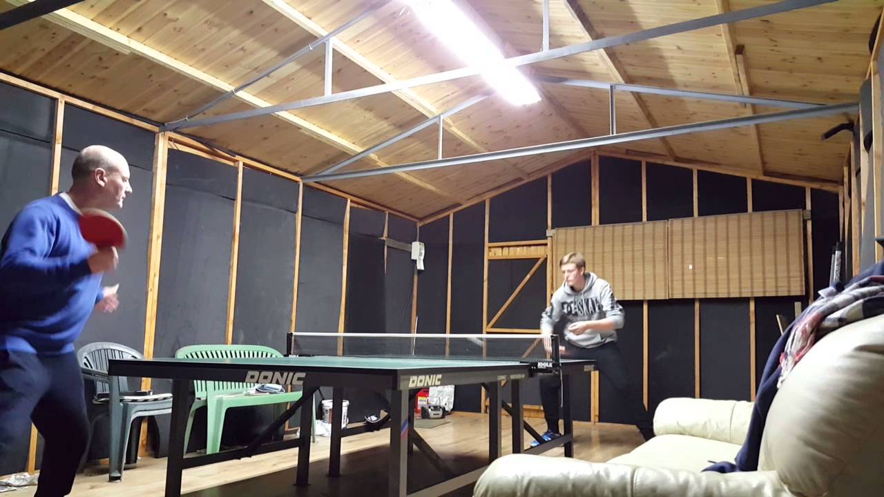 Michael bree vs John Birbeck table tennis - YouTube