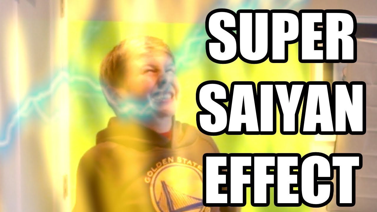 Dragon Ball Z Super Saiyan Effect - After Effects - YouTube