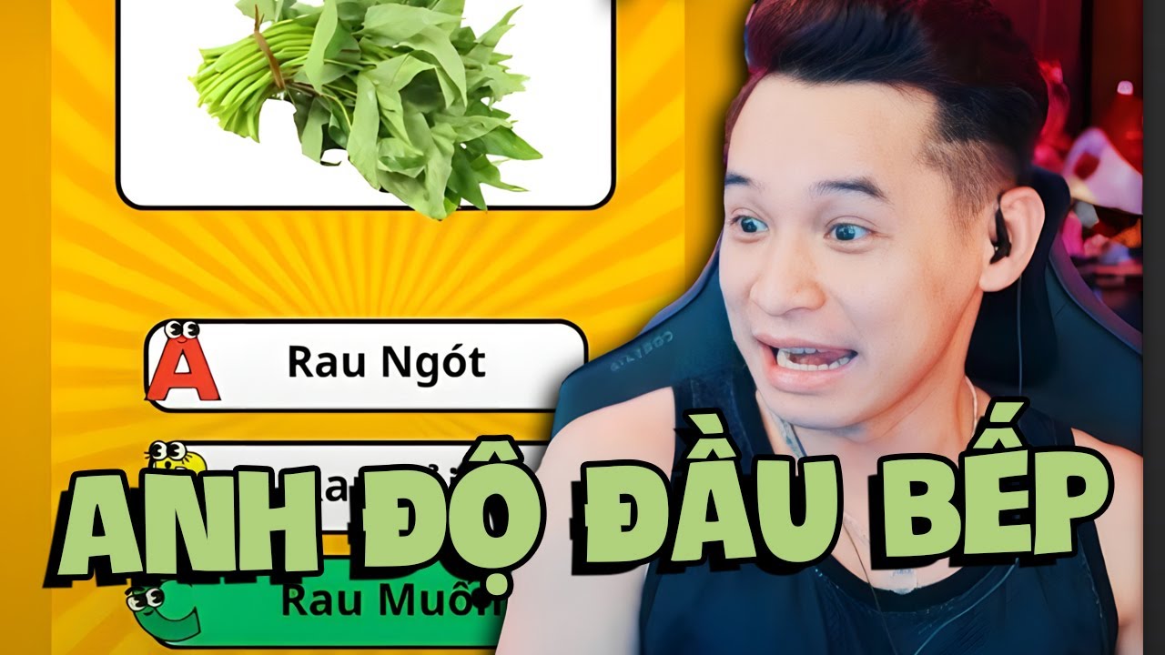 (Restream) Anh Độ đầu bếp trổ tài đọc tên các loại rau và thử thách Ai ...