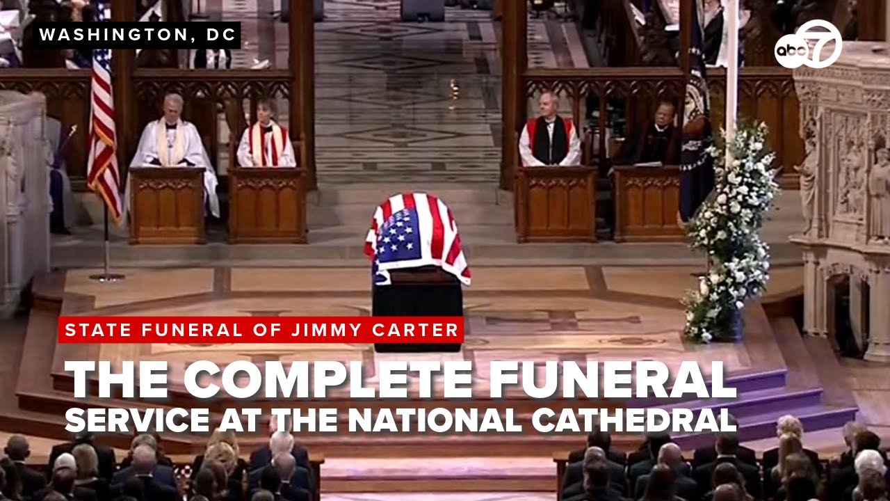 The state funeral service of Jimmy Carter at the National Cathedral ...