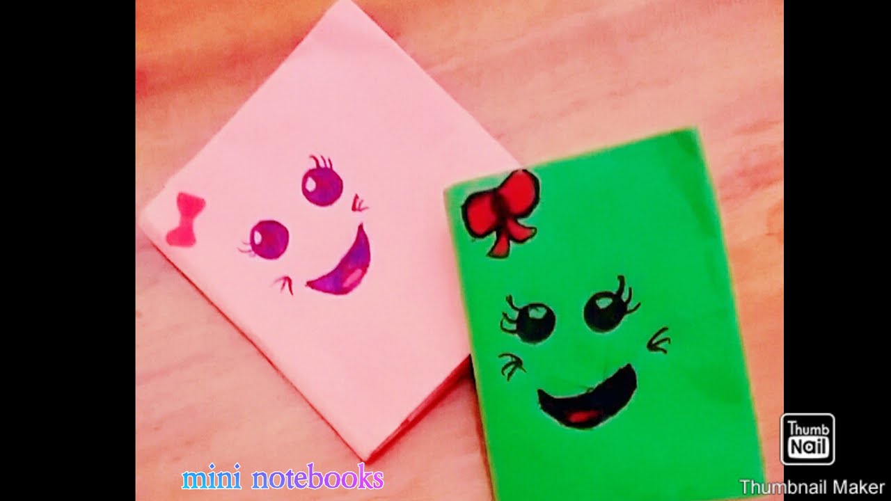 Diy Mini Notebook With One Sheet Of Papper YouTube Diy Mini Notebook With One Sheet Of Papper YouTube