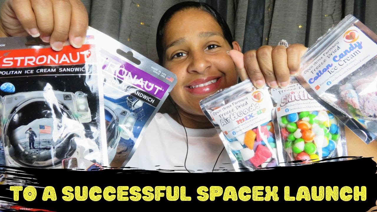 ASMR SPACEX ASTRONAUT SNACKS (FREEZE DRIED CANDY AND TASTING ...