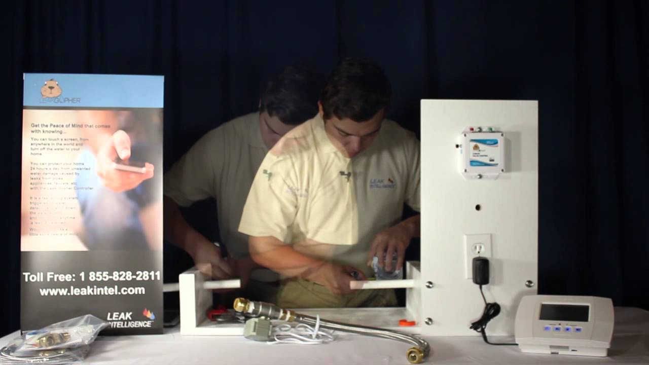 Install a Leak Gopher Water Shutoff Valve - YouTube