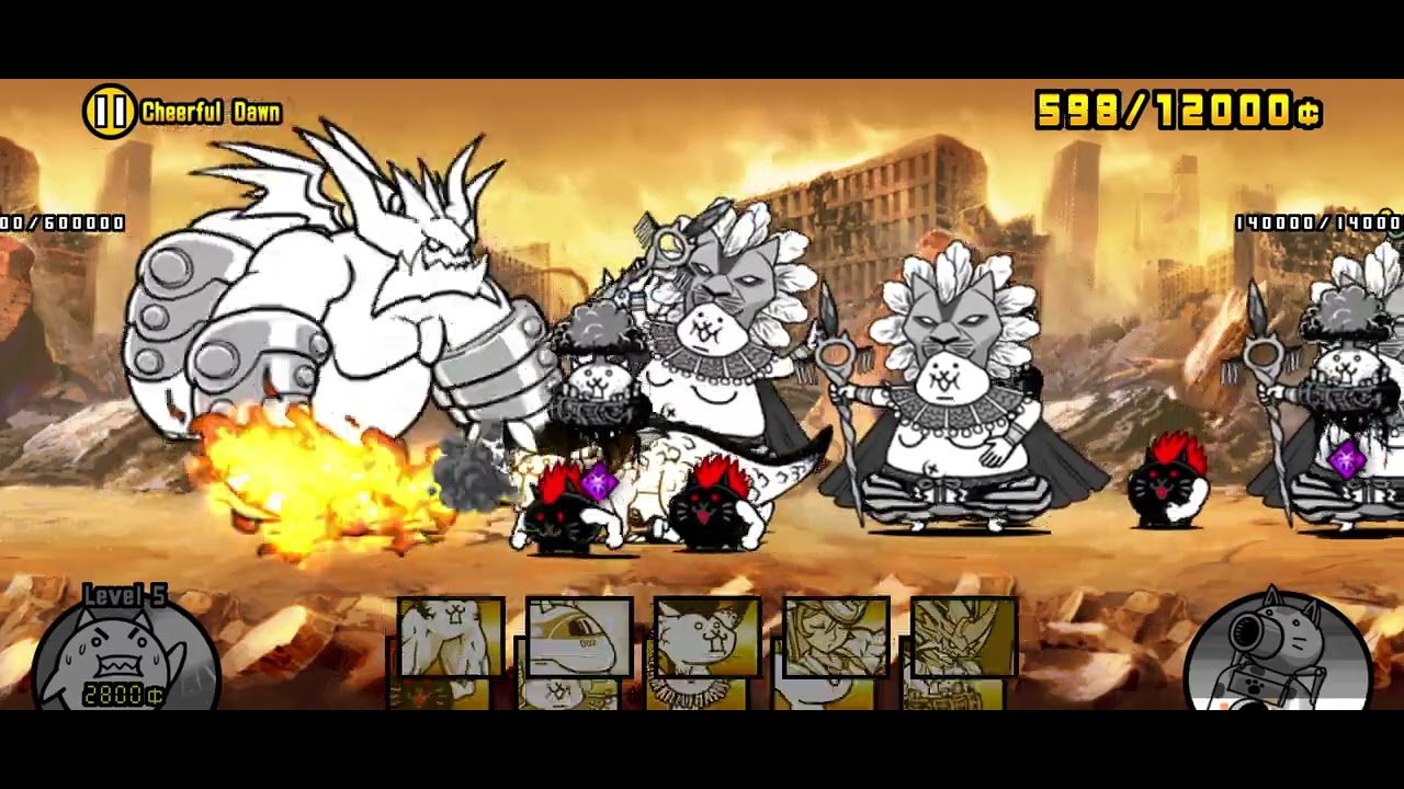 The Battle Cats | Island Of Hidden Treasure | Cheerful Dawn - YouTube