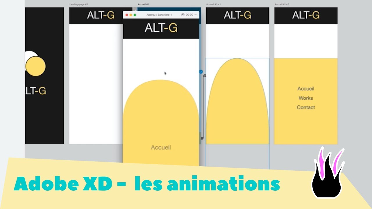 Adobe XD - Créer des animations ! - YouTube