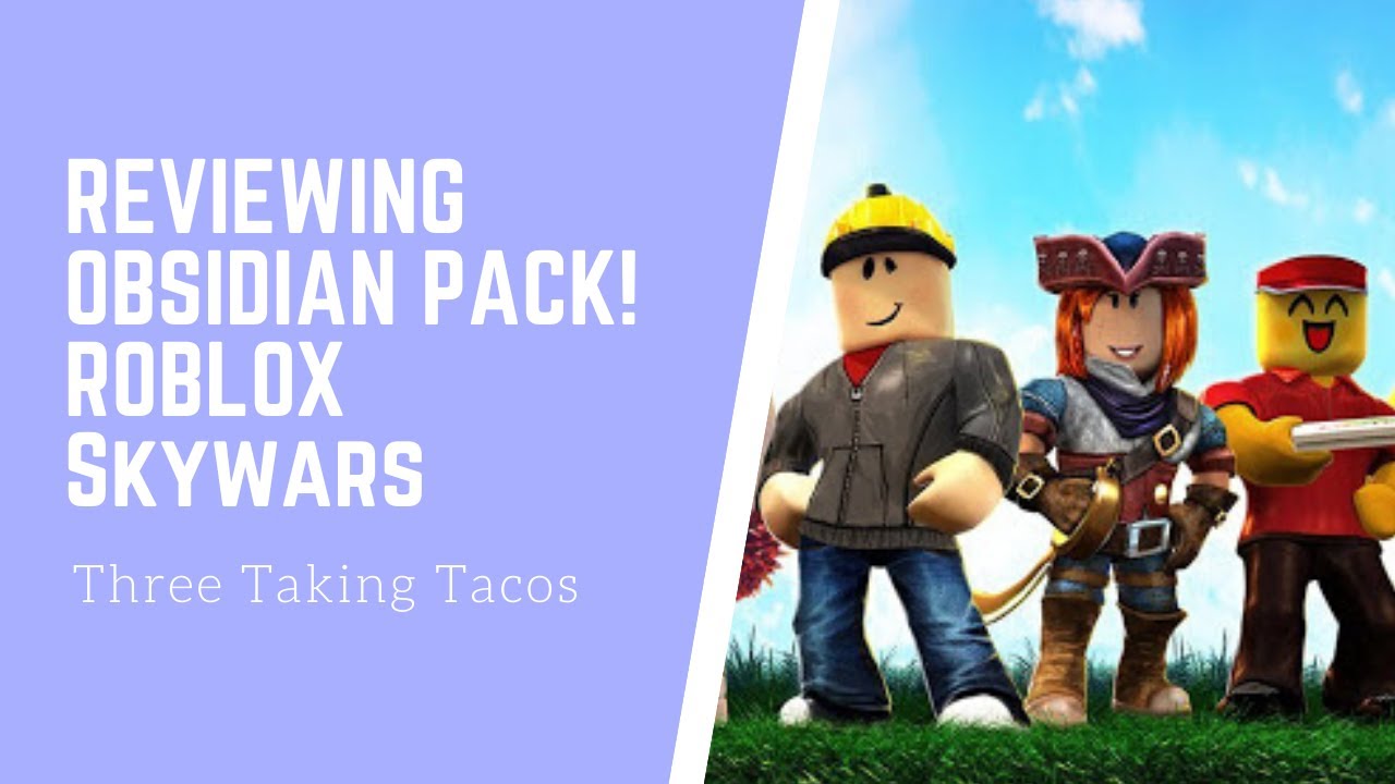 IS THE OBSIDIAN PACK WORTH A BUY OR NOT -- ROBLOX REVIEW -- SKYWARS ...