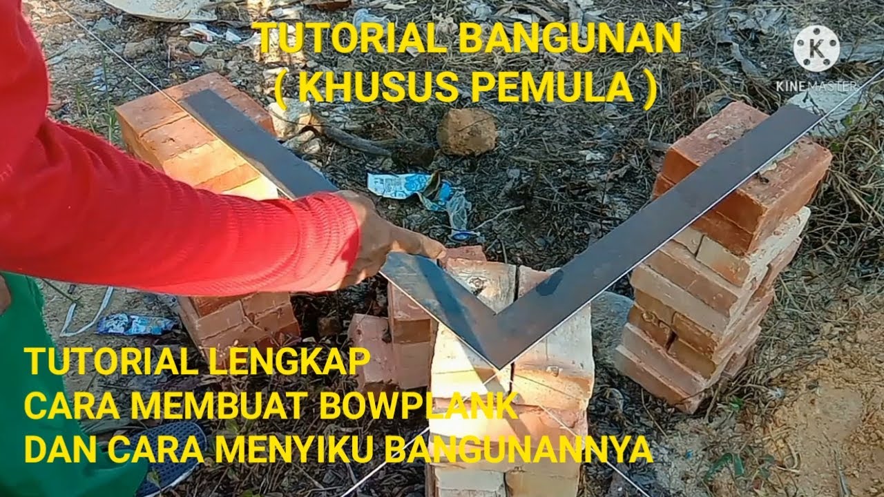 TUTORIAL BANGUNAN//CARA MEMBUAT BOWPLANK DAN MENYIKU BANGUNAN - YouTube