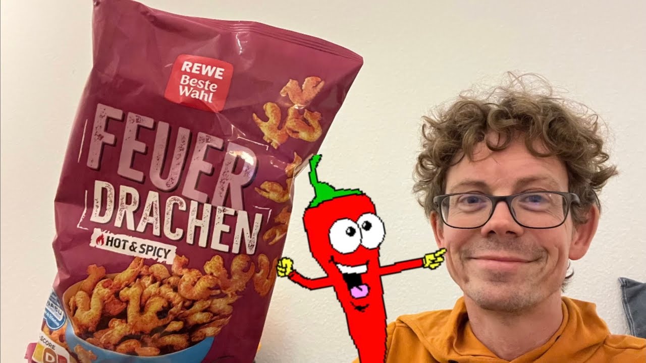 Feuerdrachen Chips Hot & Spicy von Rewe beste Wahl im Test! - YouTube
