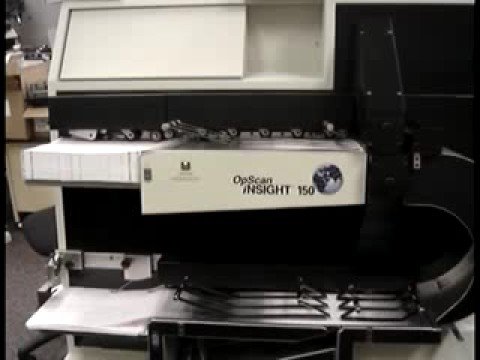OMR Scanner Scantron Insight 150 - YouTube