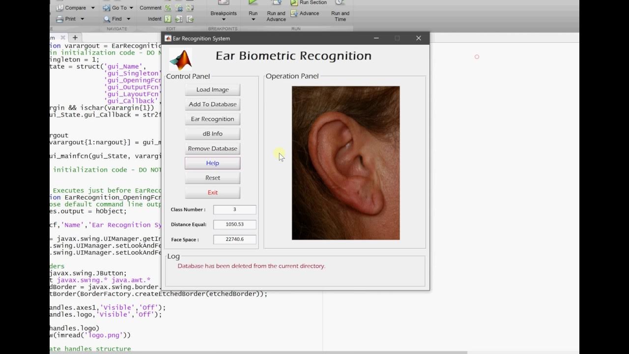 Ear Recognition Matlab source code V1 - YouTube