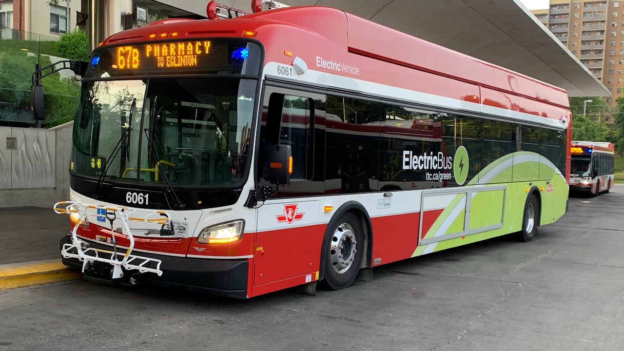 TTC Full Northbound Ride Video on 6061 on route 67B Pharmacy to Rannock ...