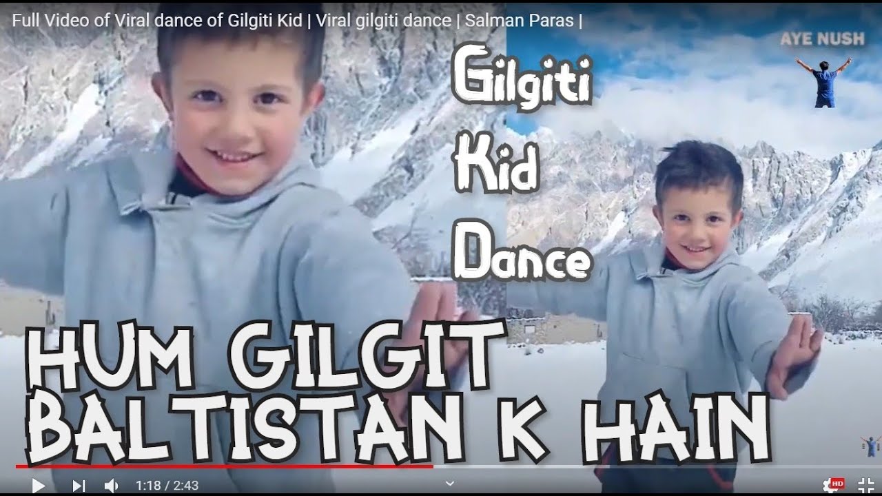 Hum Gilgit Baltistan k Hain | Gilgiti Kid Viral dance | Salman Paras ...