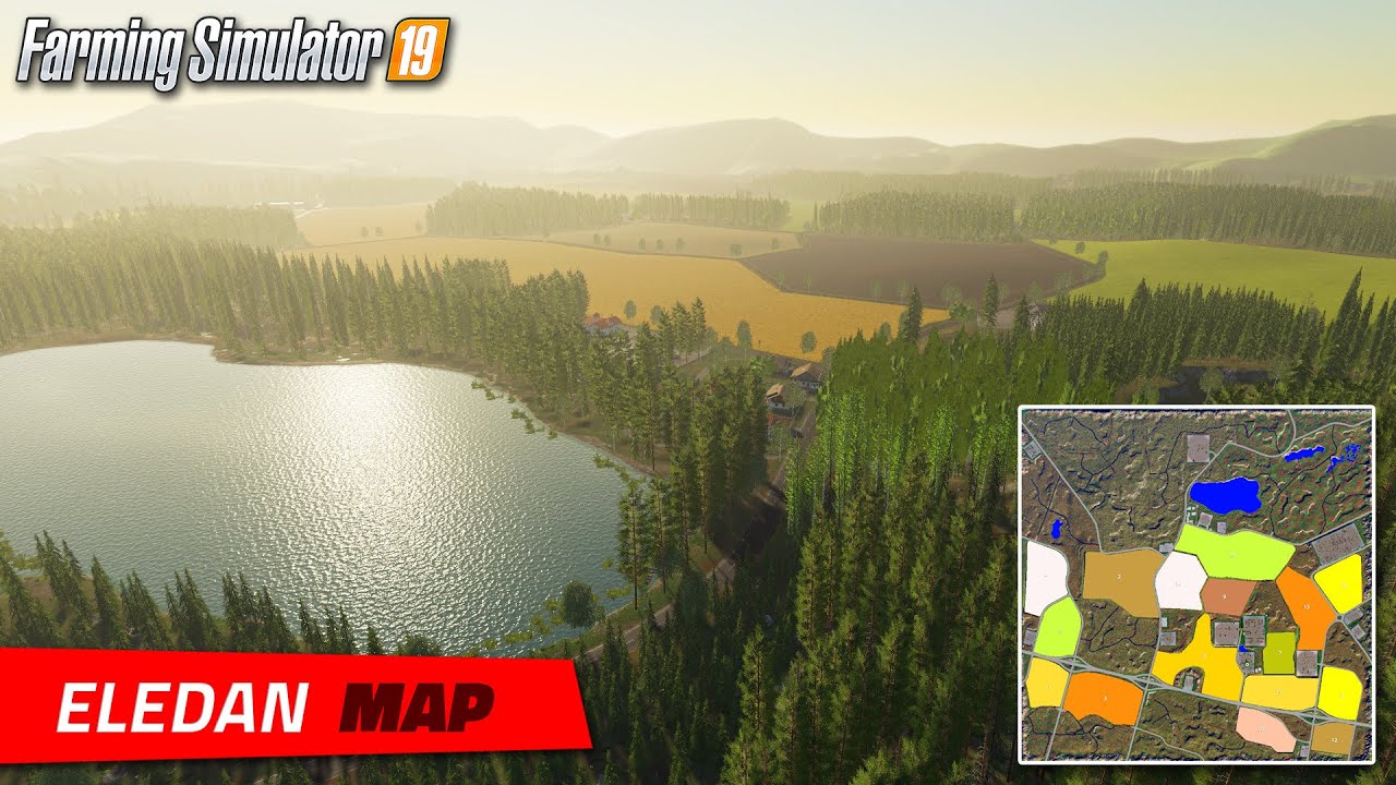 FS19 | MAP "Eledan" v1.0 by WarBossBY - review - YouTube