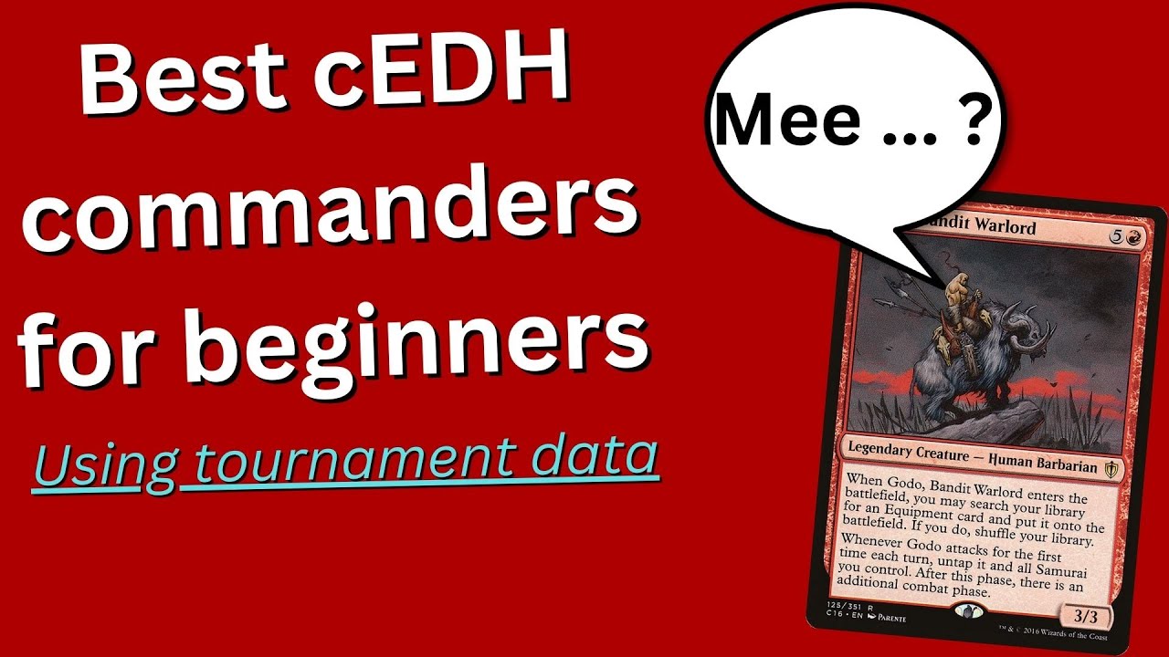 best cEDH commanders for beginners - YouTube