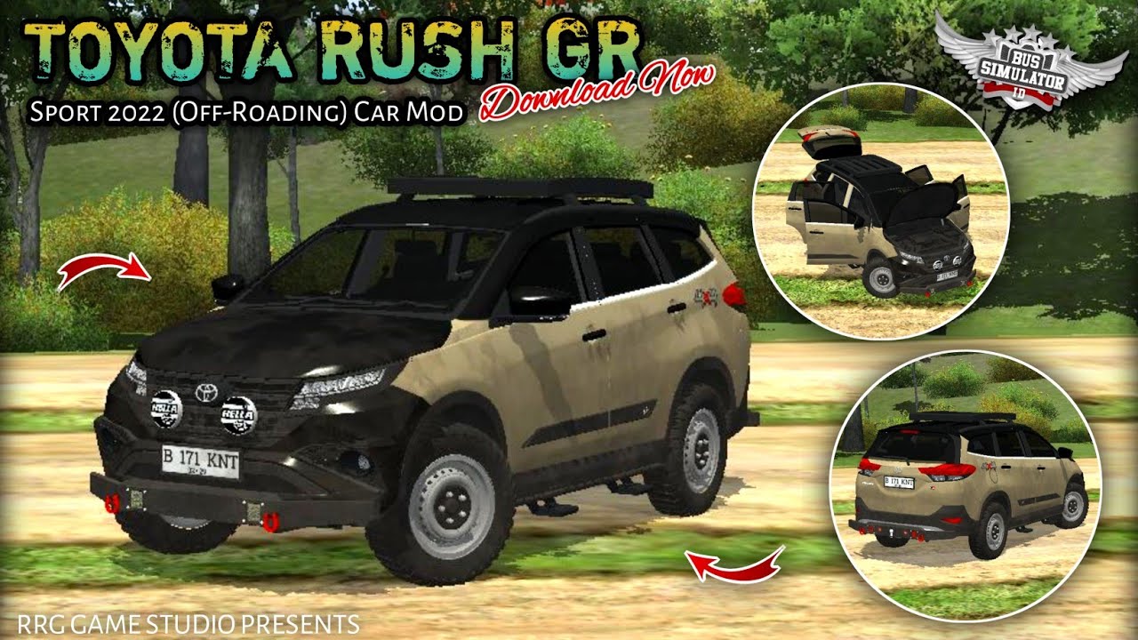 🤩🔥Toyota Rush GR Sport 2022 Off-Roading Car Mod for Bussid v4.2 ...