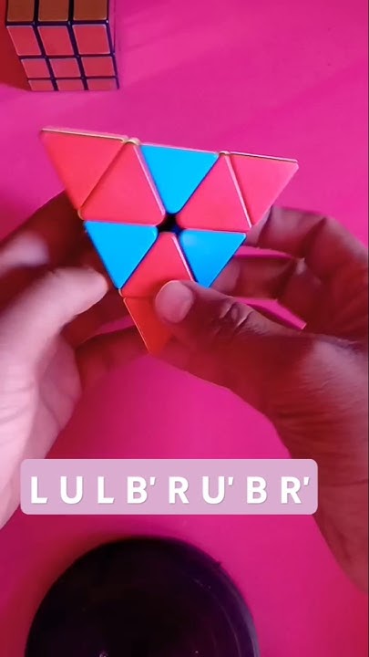 Checkerboard pattern on pyraminx cube#shorts #viral#cube - YouTube