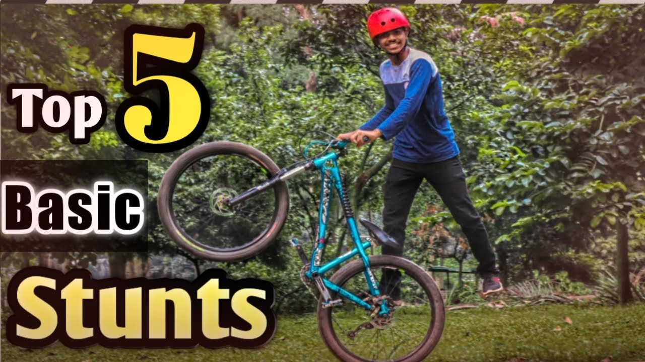 Top 5 Basic Stunts || Mtb Stunt || Rifat Khan - YouTube