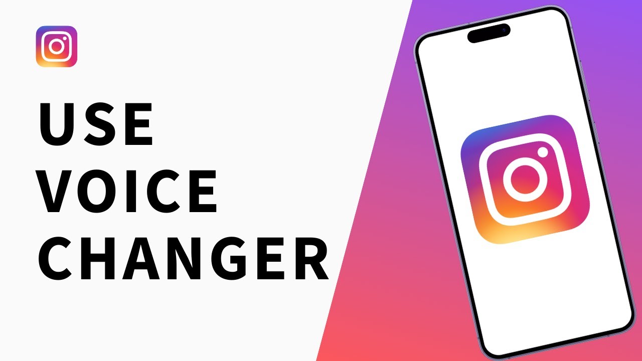 How To use Instagram Voice Changer - YouTube