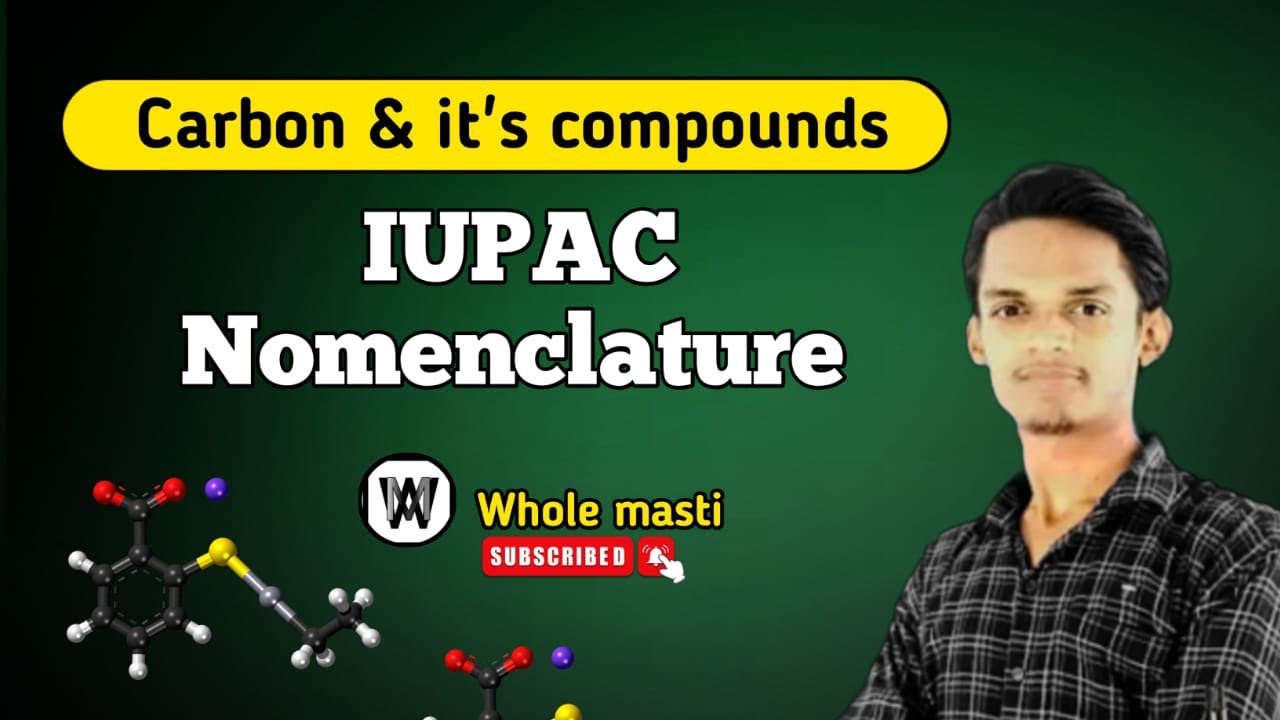 IUPAC Nomenclature Class 10|Class 10 IUPAC|IUPAC Class 10|IUPAC Trick ...