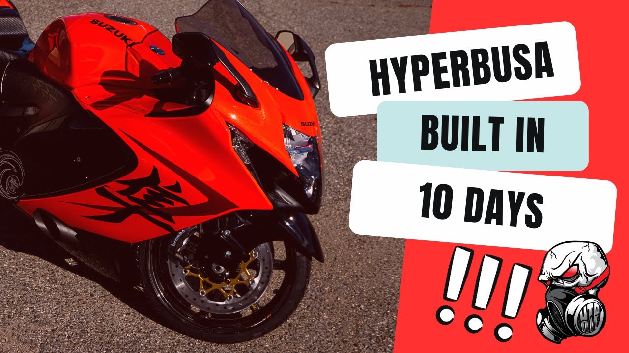 25th Anniversary Hyperbusa Built In 10 Days! / HTP x @TeamMooreMafia ...