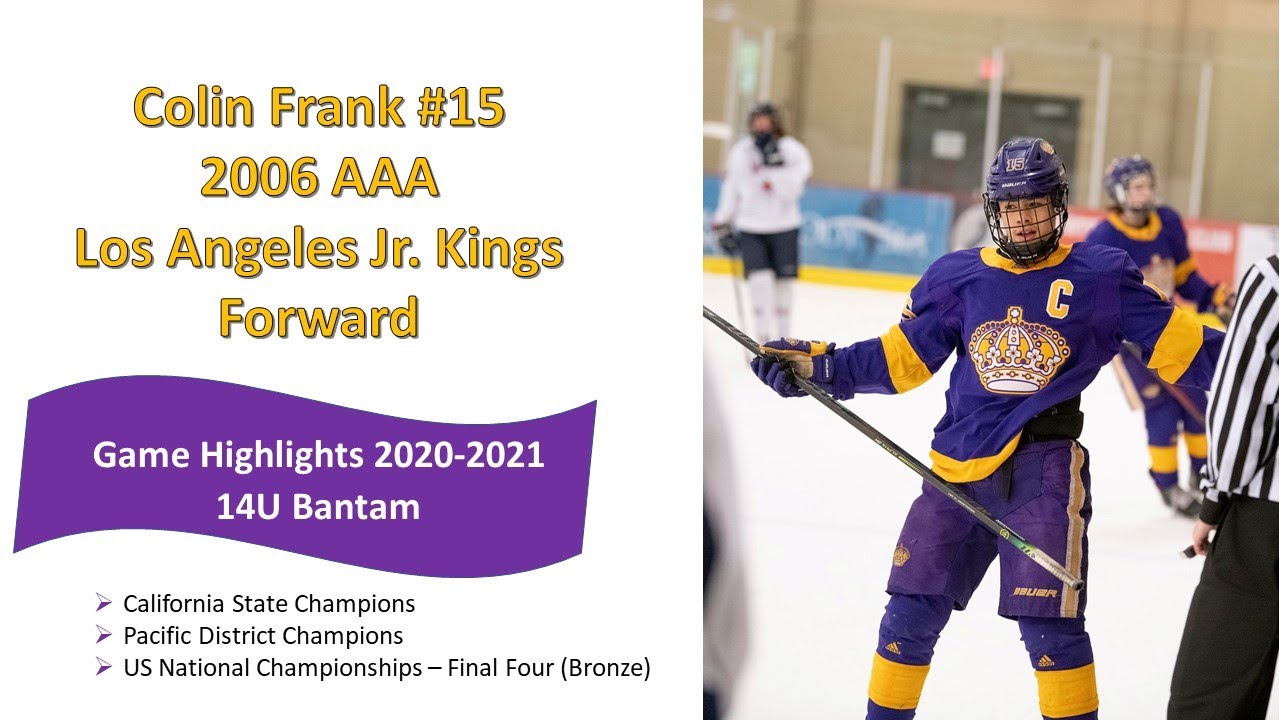 Colin Frank U14 2020 2021 Season Highlights -Los Angeles Jr. Kings 2006 ...