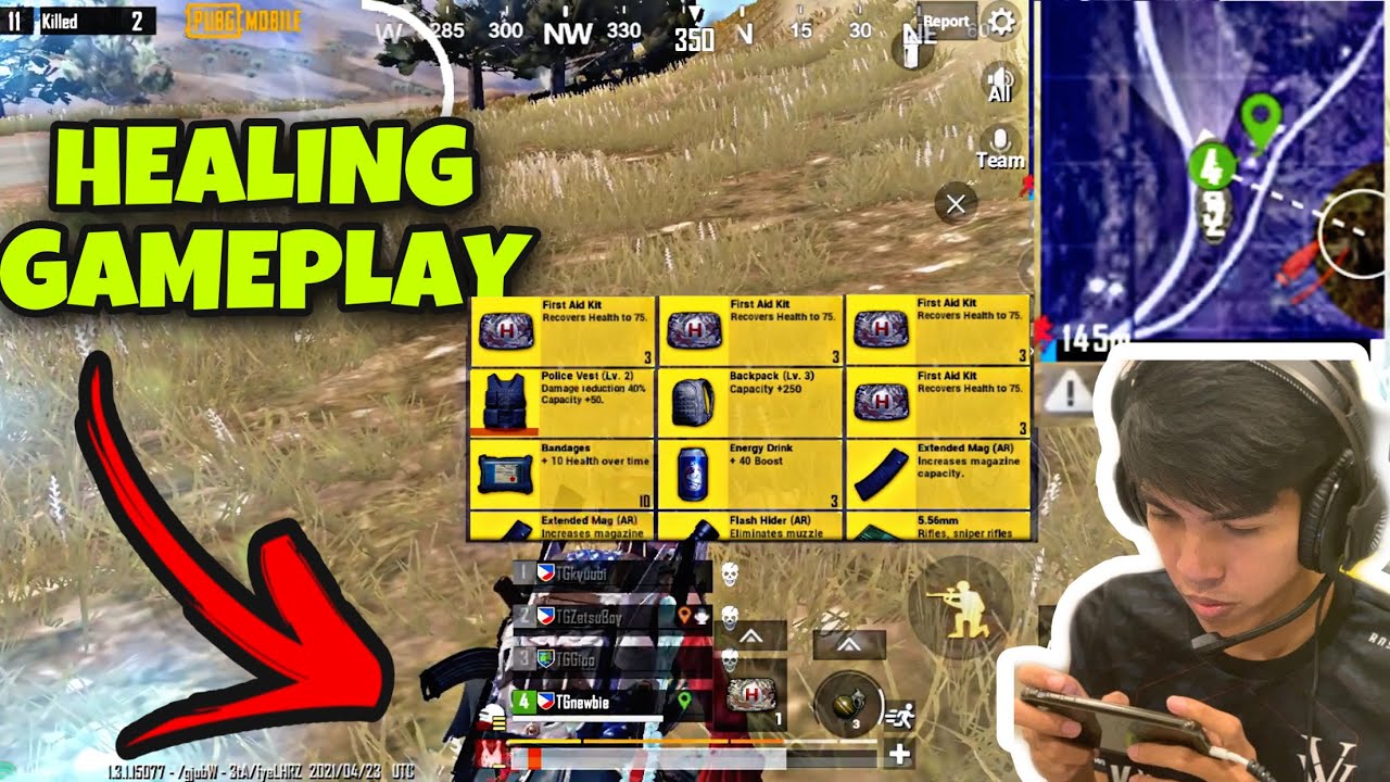 PRO HEALING GAME IN TOURNAMENT FINALS 100K PRIZEPOOL | PUBG MOBILE ...