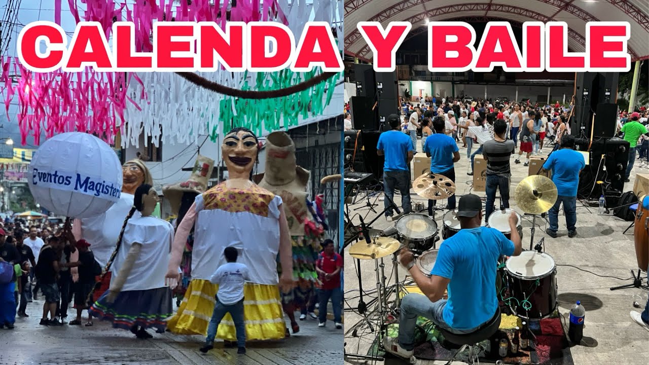 CALENDA y BAILE / Profesores de Educación Física en Putla Oaxaca - YouTube