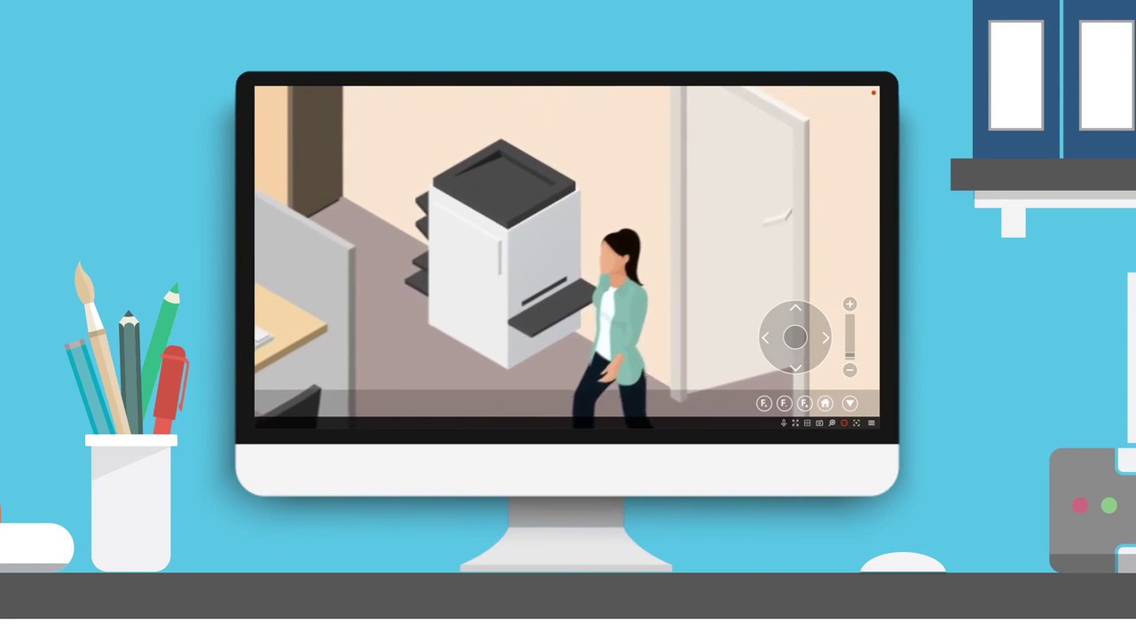 ARYAN - EOCORTEX analítica de vídeo: Control de Cámara PTZ - YouTube