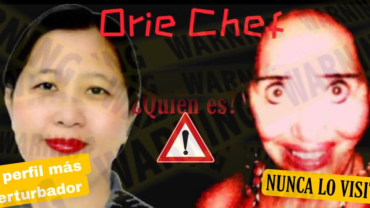 El perfil más ATERRADOR de Facebook ORIE CHEF 🛑NO LO VISITES 🛑 - YouTube