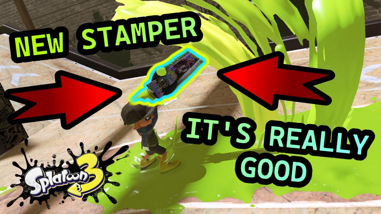 the new STICKERZ splatana stamper is INSANE | Splatoon 3 - YouTube