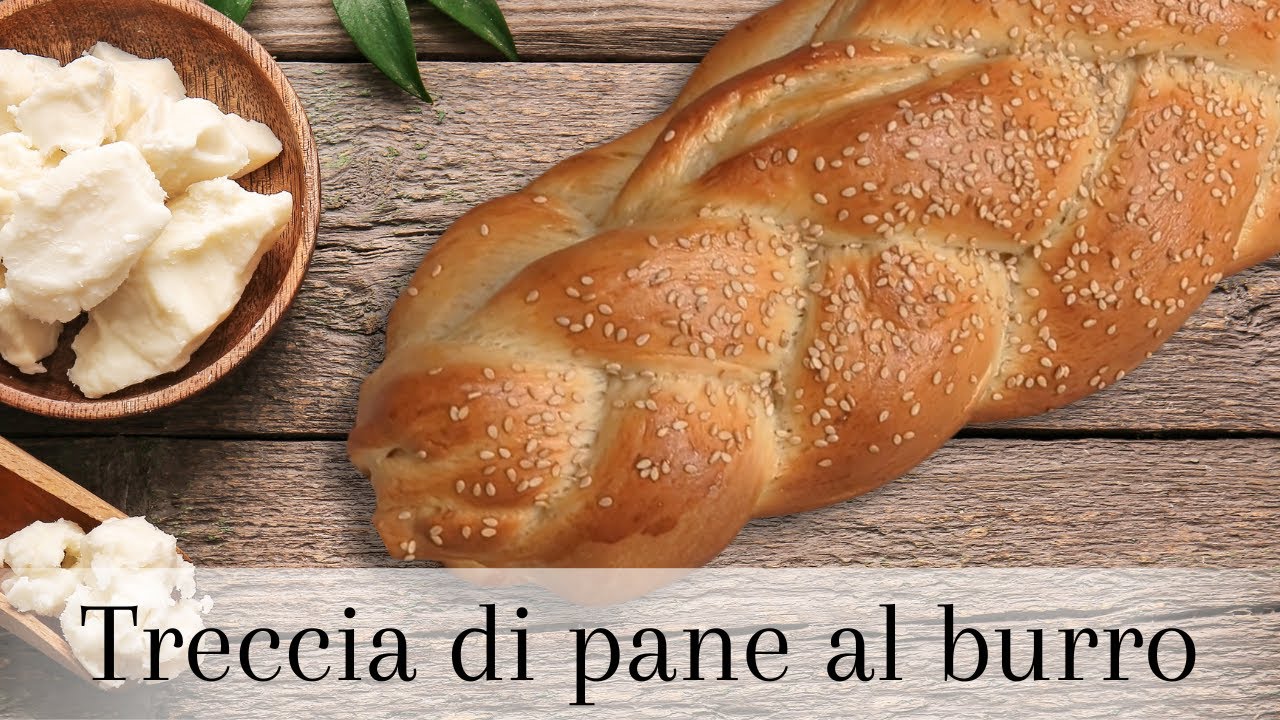 Treccia di pane al burro per le feste | Pane delle feste facile - YouTube