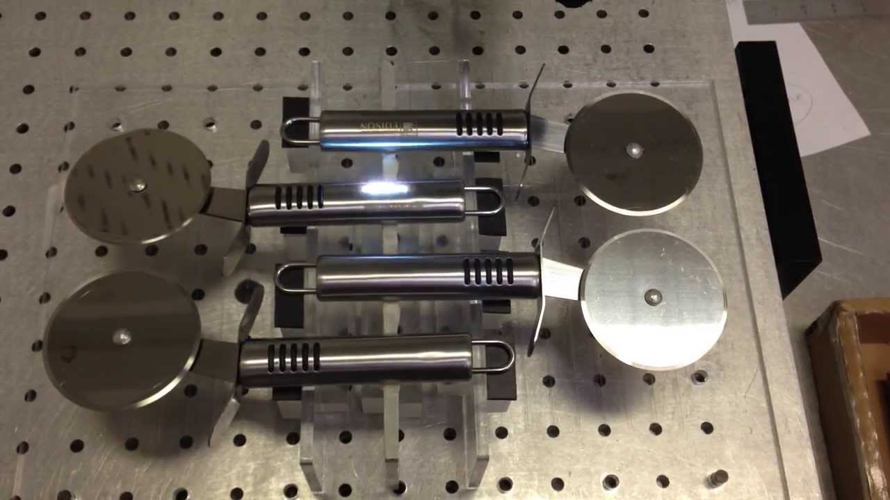 Laser Engraved Aluminum Pizza Cutters - YouTube