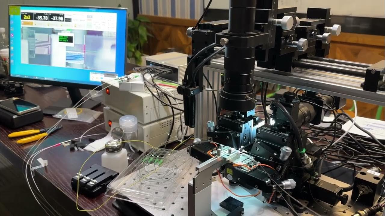 Optical Waveguide Alignment System, Automated Fiber Alignment Stages, Fiber to Chip Coupling ...
