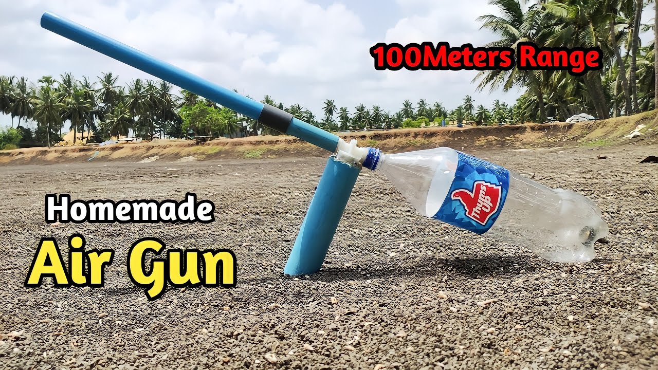How to make Air Gun with bottle||DIY Gun with bottle - YouTube