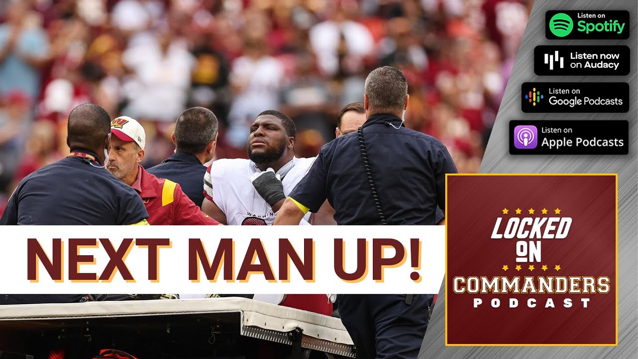 Washington Commanders Play Next Man Up Replacing Phidarian Mathis - YouTube