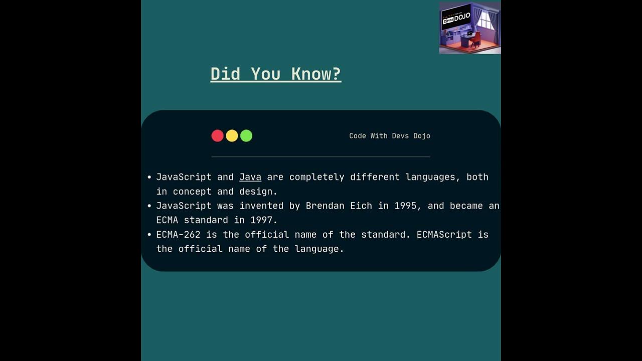 JavaScript vs Java: The Surprising Truth! 💻 #didyouknow #coding #programming #codewithjs # ...