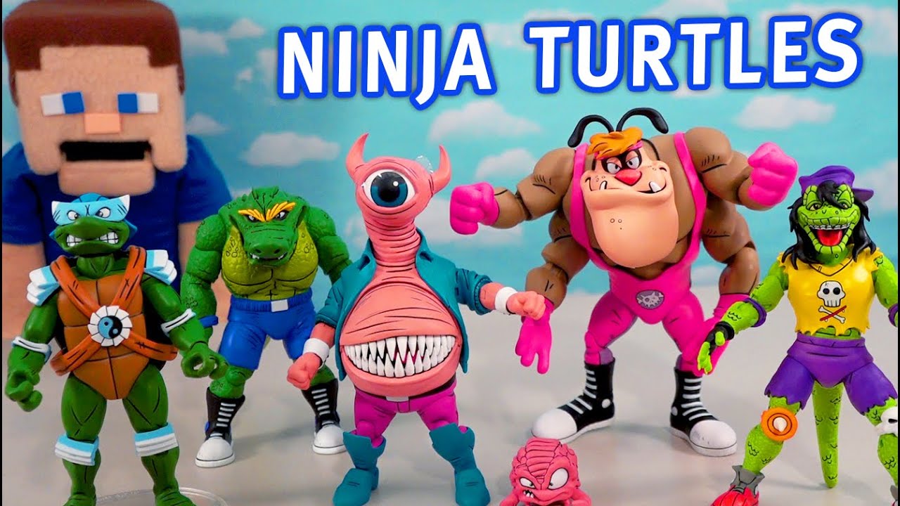 TMNT Ninja Turtles Archie Comics Figures! NECA Toys 1980's Cartoon ...